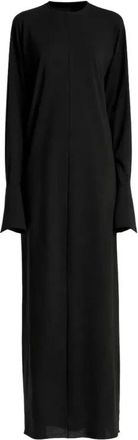Darkpark Darkpark, Femme, Robes, Noir, Taille: 38 FR Light Jersey Cuff Long Sleeve Dress