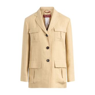 Max Mara Femme, Vestes, Beige, Taille: 36 FR Mstadesso Jacket