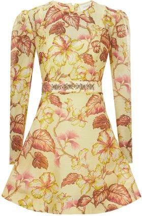 Zimmermann Robe en lin et soie