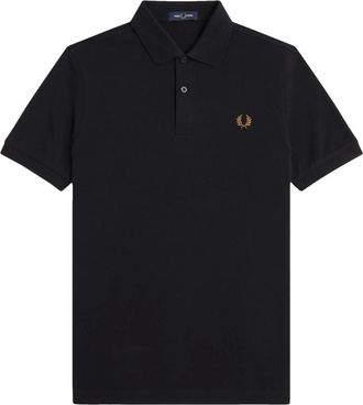 Fred Perry Homme, Tops, Noir, Taille: 2XL Polo Chemises