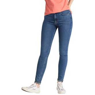 Lee Femme Scarlett High Skinny Jeans, Blau (Mid Vesta Qv), 28W / 35L