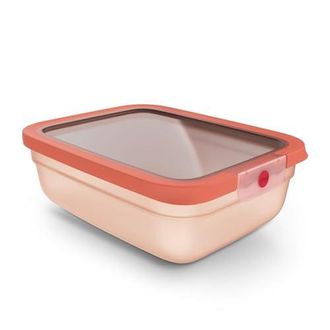 Emsa oneClick Frischhaltedose, verschlossen mit nur 1 x Klick, Lebensmittel 2 x l&auml;nger frisch, 100% dicht, Made in Germany, 2,3L, gefrier-, mikrowellen- un