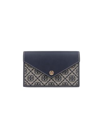 Tory Burch Wallet With Chain T Monogram