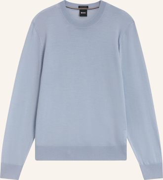 HUGO BOSS Pullover H-Leno Regular Fit blau