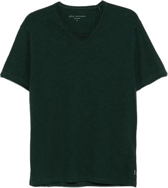 John Varvatos Miles T-Shirt mit V-Ausschnitt - Schwarz