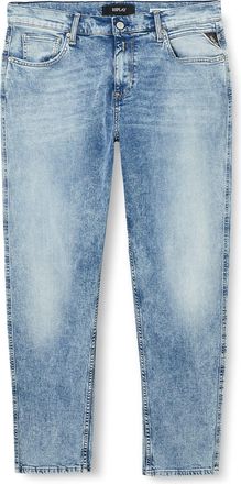 Replay Herren Jeans Sandot Tapered-Fit Bio, Light Blue 010 (Blau), 30W / 34L