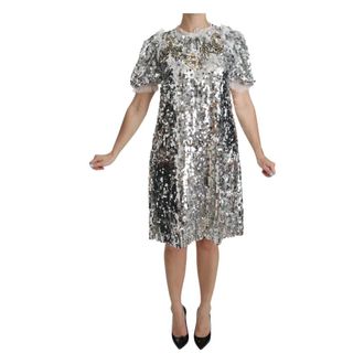 Dolce & Gabbana Damen, Kleider, Wei&szlig;, SGr&ouml;&szlig;e