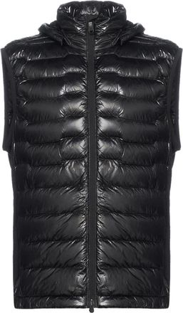 HUGO BOSS Homme, Vestes, Noir, Taille: L Gilet en tissu technique