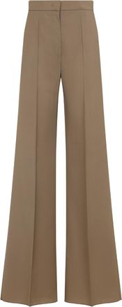 Max Mara Gerade geschnittene Hose aus leichter Wolle