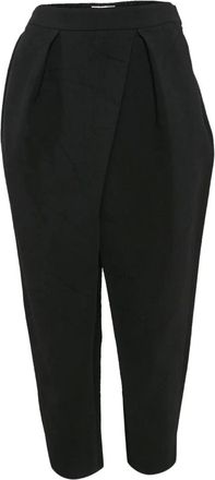 Chloé pantalon portefeuille à design plissé - Noir