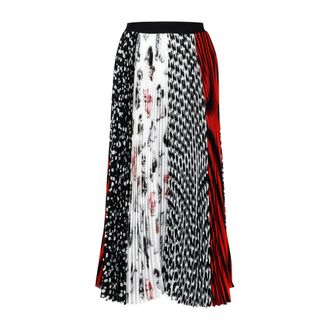 Msgm Falten Midi Rock - - Skirts - Damen - Mehrfarbig - M