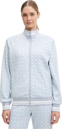Guess Femme, Sweatshirts et sweats &agrave; capuche, Bleu, Taille: 42 FR Aggie SweaT-shirt