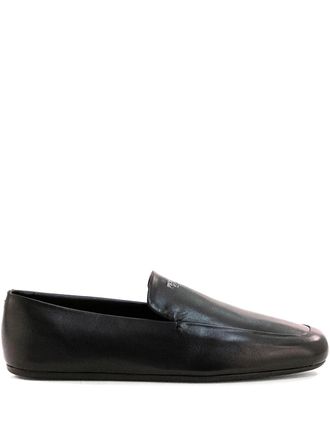 Prada logo loafers - Schwarz