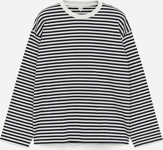 Arket Gestreiftes T-Shirt -Blau