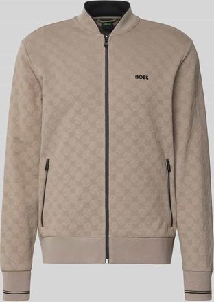 HUGO BOSS Regular Fit Sweatjacke aus Baumwoll-Mix Modell SW_Revival Skarley