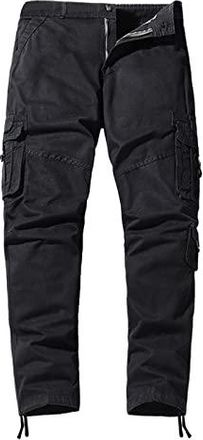 Generic Pantalon de d&eacute;tente pour homme - Pantalon de sport baggy chino coupe droite - Coupe ample - Pantalon de jogging de randonn&eacute;e - Pantalon de chef avec p