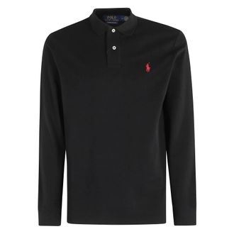 Polo Ralph Lauren Blauer Strickpolo - - Tops - Herren - Schwarzk - XL