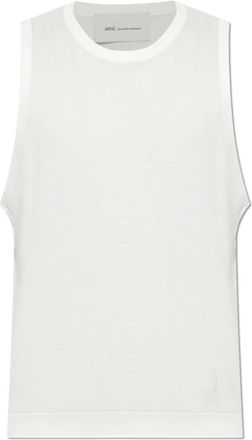 Ami Homme, Tops, Blanc, Taille: L T-shirt sans manches