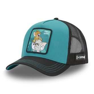 Capslab Tom und Jerry Trucker Cap A-Frame T&uuml;rkis - One-Size