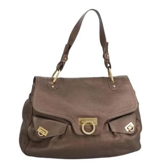 Ferragamo Sac port&eacute; &eacute;paule Pre-owned - Femme - Pre-owned - Brun - Taille: ONE Size
