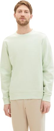 Tom Tailor Herren Basic Crewneck Sweatshirt, 35169 - Tender Sea Green, XXXL