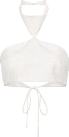 Philosophy di Lorenzo Serafini Femme, Tops, Beige, Taille: 40 FR Crop Top