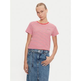 Noisy May T-Shirt 27025691 Rot Regular Fit