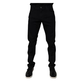 Dolce & Gabbana Slim Fit Jeans - - Jeans - Herren - Schwarzk - L