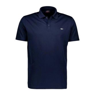 Paul & Shark Cotton Piqu&eacute; Polo - - Tops - Herren - Blau - M