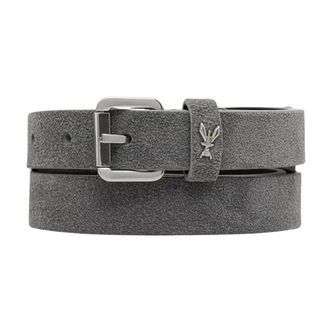 Patrizia Pepe Ceinture en daim - Femme - Accessoires - Gris - Taille: S