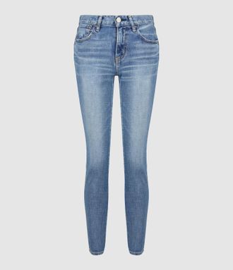 Moussy Vintage Jean MV Beechwood Skinny-L Denim Bleu