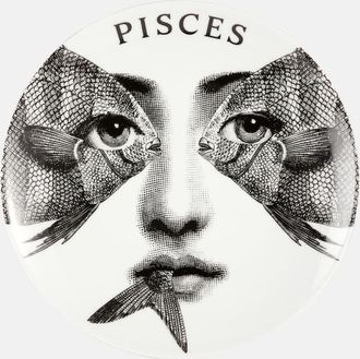Fornasetti Wandteller Tema e Variazioni Pisces Nr. 359
