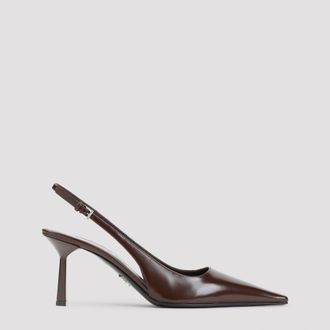 Prada Slingback en cuir Prada