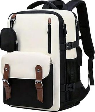 Generico Sac &Agrave; Dos De Voyage Extensible - Tissu Oxford 43x30x18 Cm, Bagages De Grande Capacit&eacute;, Sac Dordinateur &Eacute;tanche | Hommes Femmes &Eacute;cole Travail Randonn&eacute;e