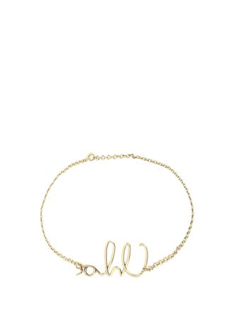 Chlo&eacute; Womens Metal Chain Belt Vintage Gold Brass E Braces