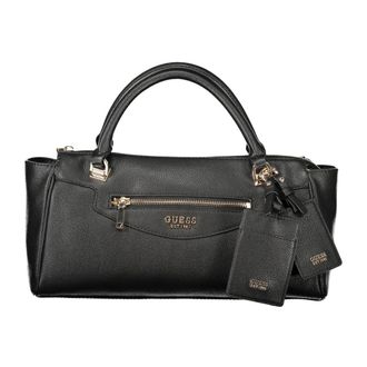 Guess Antonia Small Satchel Bag - - Bags - Damen - Schwarzk - ONE SIZE