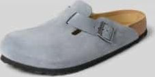 Birkenstock Clogs aus Leder mit Dornschlie&szlig;e Modell Boston