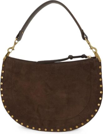 Isabel Marant Oskan Soft Zip Bag In Suede Leather