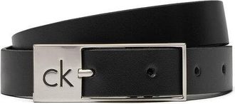 Calvin Klein Damengürtel Ck Cut Square Buckle 2.0 K60K613155 Schwarz