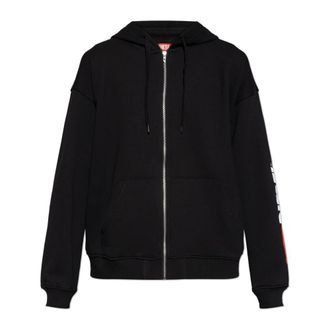Diesel S-Boxt-Zip-Hood-Div Hoodie - - Sweatshirts & Hoodies - Herren - Schwarzk - 2XL