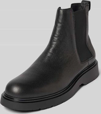 Calvin Klein Jeans Chelsea Boots aus Leder mit elastischen Einsätzen