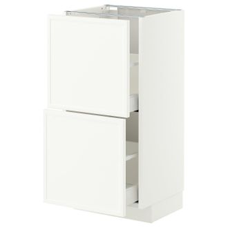 IKEA METOD / MAXIMERA Unterschrank mit 2 Schubladen