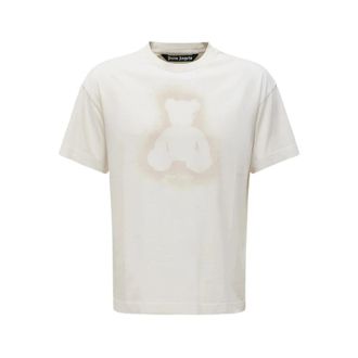 Palm Angels T-Shirt - - Tops - Herren - Wei&szlig; - 2XL