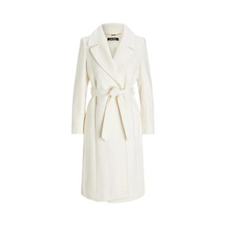 Ralph Lauren Femme, Manteaux, Blanc, Taille: 34 FR Manteau ceintur&eacute;