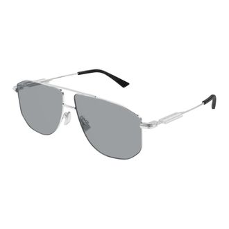 Bottega Veneta Lunettes de soleil - unisex - Accessoires - Gris - Taille: 59 MM