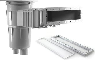 Hayward Skimmer Hayward Miroir 3139 grande meurtri&egrave;re - piscine b&eacute;ton/liner - Blanc
