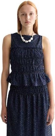 Scotch & Soda Smocked Sleeveless Blouse XS