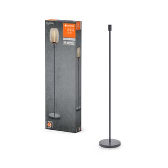 Ledvance Ledvance Dekorative Stehleuchte mit E27-Fassung, großer Ständer (Höhe 146cm), Dunkelgrau, mit 1.8m Stromkabel, perfekt passende OSRAM 1906 LED Lampe s