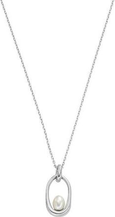 Skagen Collier pendentif avec perle nacrée, pour femme, SKJ1796040