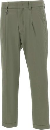 Paolo Pecora Homme, Pantalons, Vert, Taille: XL Pantalon Chino Coupe D&eacute;contract&eacute;e